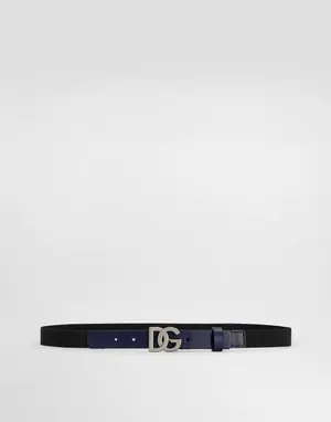 Dolce & Gabbana Belt With Dg Logo - White