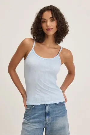 Velvet By Graham & Spencer Ribbed Camis Tanks For Women