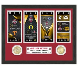 HIGHLAND MINT Ohio State 2025 Cfp Road To Colle Tion Frame - One-color
