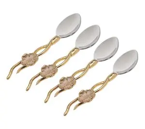 GODINGER Hellebore Dessert Spoon Set