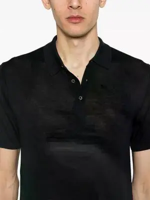 Corneliani Silk Polo Shirt