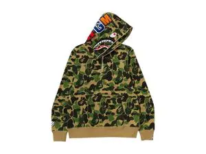 Bape Green Camo Sweatshirts Hoodies For Men
