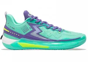361 DEGREES Big3 5.0 Quick Ignite Sneakers - Aqua/purple/green
