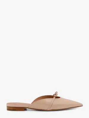 FERRAGAMO Giulye Patent Leather Mule - Beige