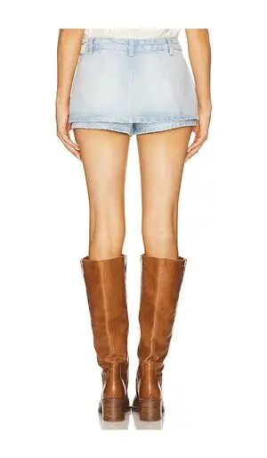 Free People Galivanting Skort - Blue