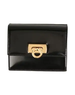 FERRAGAMO Wallet Calfskin - Black