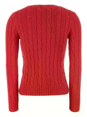 Polo Ralph Lauren Cable-knit Cotton Sweater - Red