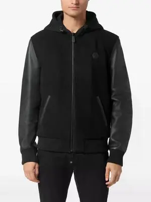 Philipp Plein Skull & Bones Hooded Jacket