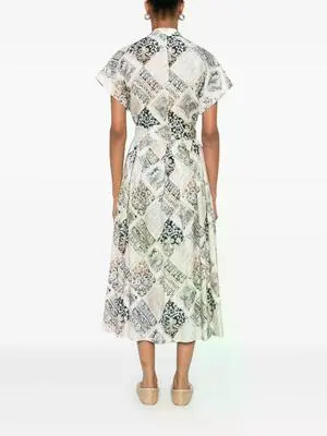 Eleventy Linen Midi Shirt Dress