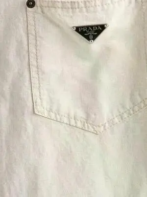 Prada Chambray Shirt - Neutrals