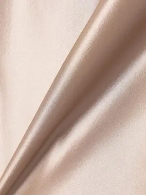 Spanx Spanxshape Satin-x Open-bust Mid-thigh Bodysuit - Brown