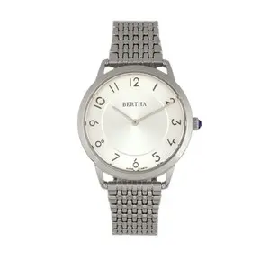BERTHA WATCHES Abby Swiss Bracelet Watch - Silver
