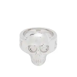 Alexander McQueen Skull Ring - Palladium