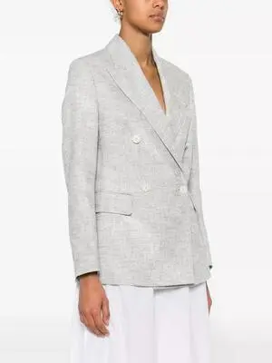 Eleventy Bouclé Design Blazer