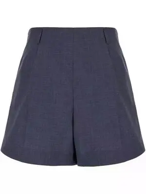 Givenchy High-waisted Wool Shorts