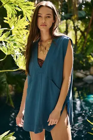 Free People Lissa Tunic - Deep Blue Sea
