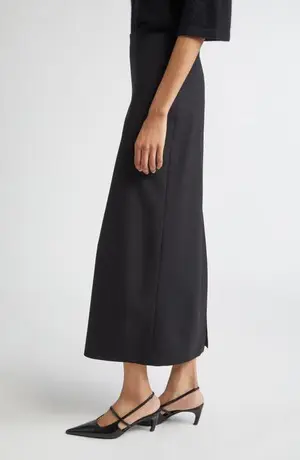 Loulou De Saison Samos Stretch Wool Pencil Skirt