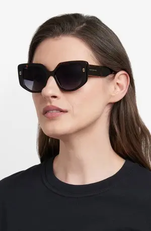 Marc Jacobs 52mm Square Sunglasses - Havana/ Dark Grey Sf