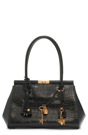 Dolce & Gabbana Marlene Embossed Satchel - Nero