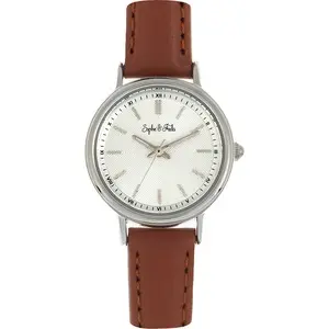 SOPHIE AND FREDA Berlin Leather-band Watch - Brown