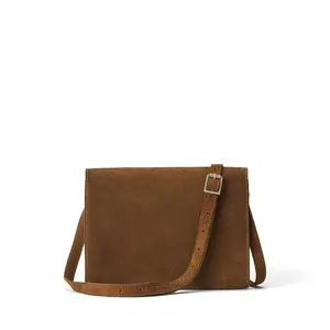 Ralph Lauren Roughout Suede Crossbody Bag