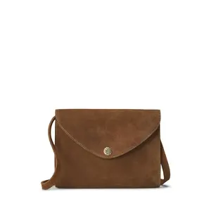 Ralph Lauren Roughout Suede Crossbody Bag