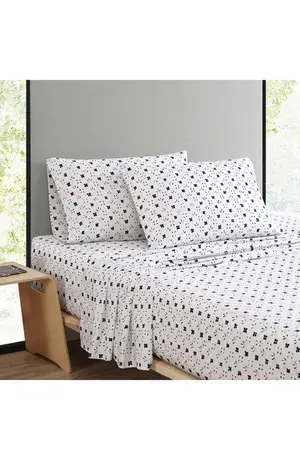 Marimekko Kukkaketo 200 Thread Count Cotton Percale Sheet Set