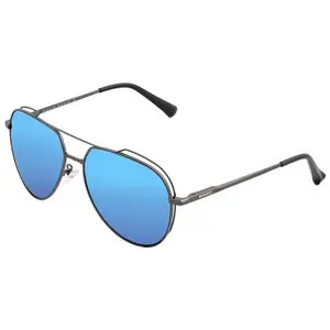 BREED BREED Lyra Aviator Sunglasses Black/blue
