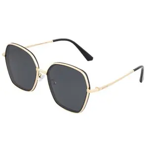 BERTHA WATCHES Emilia Polarized Sunglasses - Gold/black