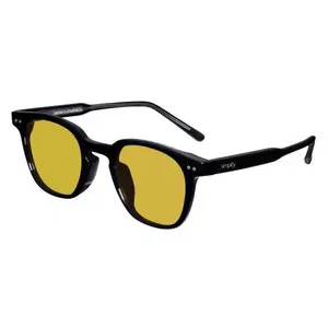 SIMPLIFY SIMPLIFY Alexander Polarized Sunglasses Black/yellow