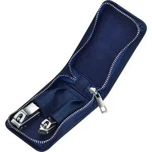 BREED Dagger 2 Piece Surgical Steel Groom Kit - Blue