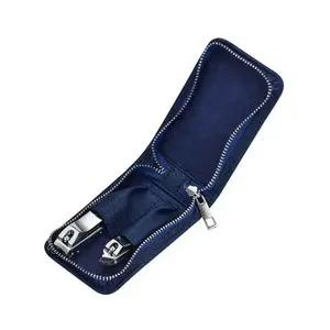 BREED Dagger 2 Piece Surgical Steel Groom Kit Blue
