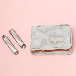 BERTHA WATCHES Naomi 2 Piece Surgical Steel Groom Kit - Grey