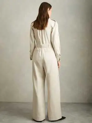 REISS Anais Utility Jumpsuit