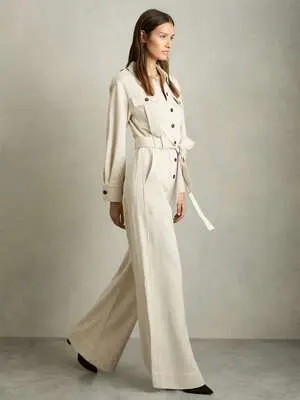 REISS Anais Utility Jumpsuit