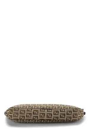 Fendi Zucchino Canvas Monogram Pochette - Brown