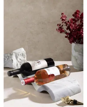 GAURI KOHLI Georgia Onyx Wine Bottle Holder