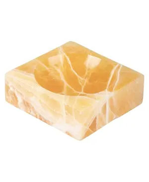 GAURI KOHLI Marigold Onyx Small Bowl - Orange