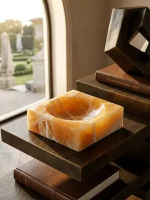 GAURI KOHLI Marigold Onyx Small Bowl