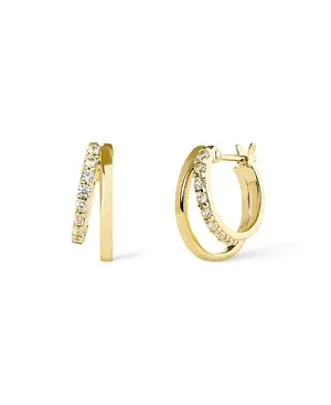 ANA LUISA Toda Double Hoop Earrings - Gold