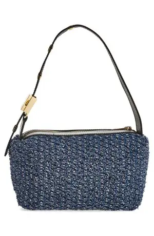 Sacai Tweed Pochette Handbag
