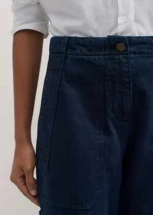 ME+EM Cotton Engineered Pant - Navy