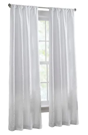 PERI HOME Filigree Set Of 2 Curtain Panels - White