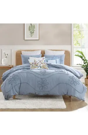 PERI HOME Retro Scroll Comforter & Shams Set