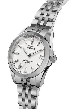 Shinola The Circadian Monster Automatic Bracelet Watch - Alabaster