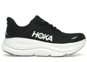Hoka One One Bondi 9in - Black/white