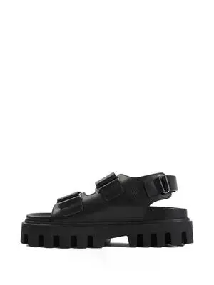 Alexander McQueen Leather Sandals - Black