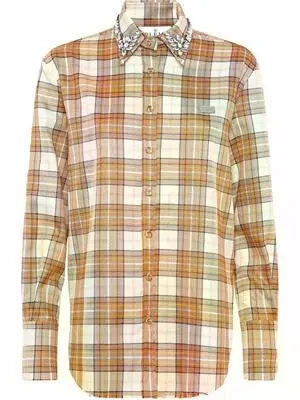 Philipp Plein Strass Flame Shirt