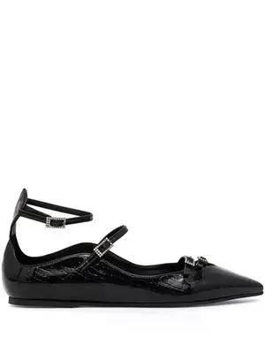 Le Silla Buckled Flats For Women