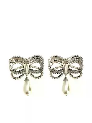 Alessandra Rich Bow Clip-on Earrings